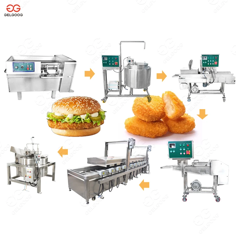 Automatic Chicken Nuggets Making Machines For Manufacturing Patty - Buy ...
