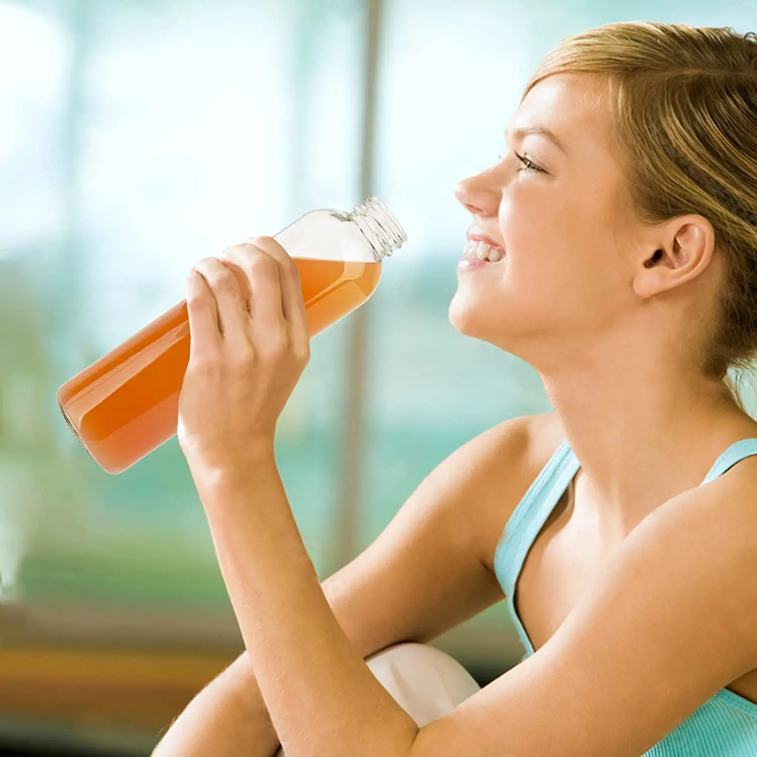 24oz Glass Water Storage Containers - Reusable & Durable