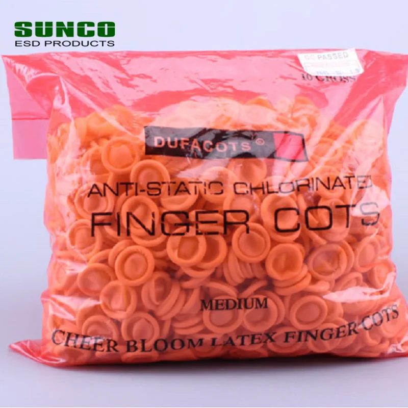 Factory Price Yellow Latex Esd Finger Cots - Buy Esd Finger Cots,Latex ...