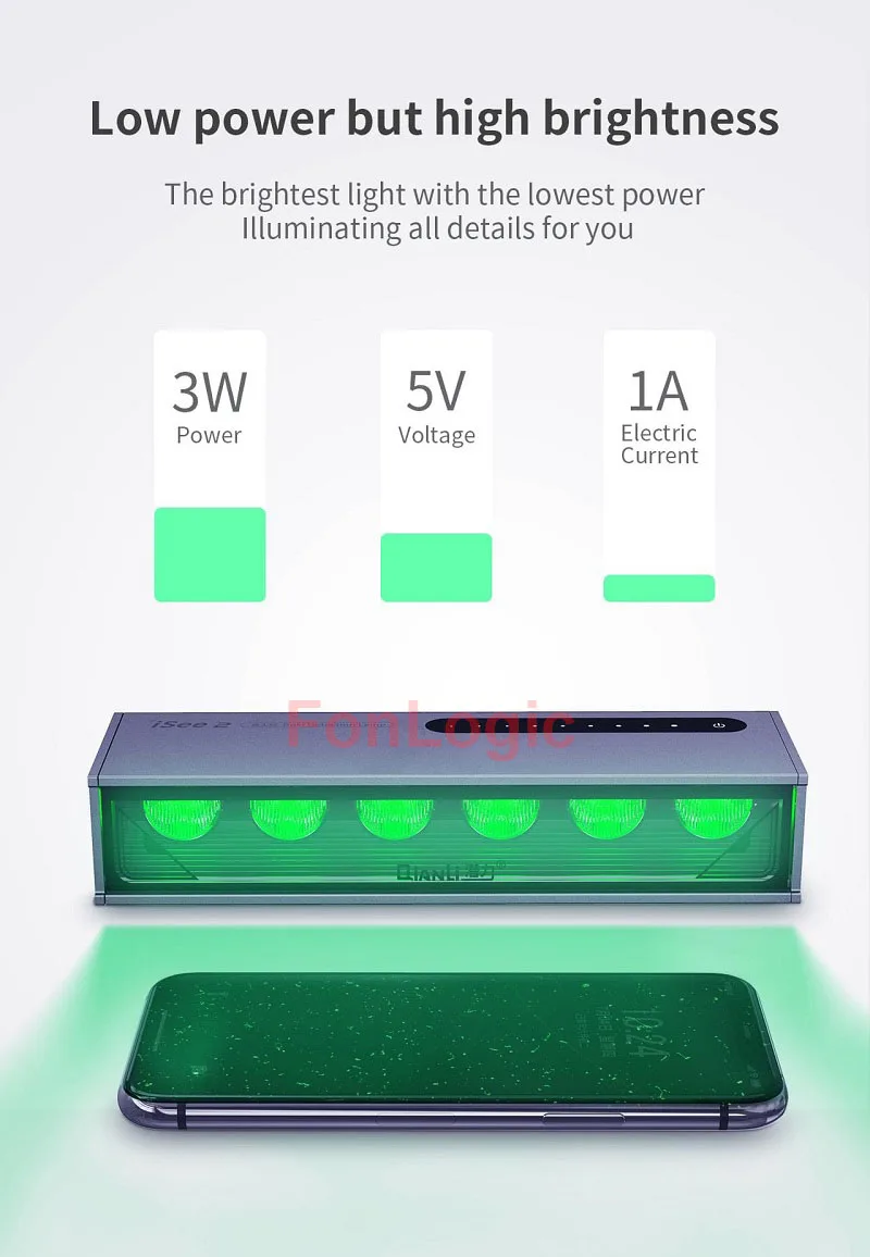 Qianli Isee 2 Professional LED Dust Detection Lamp