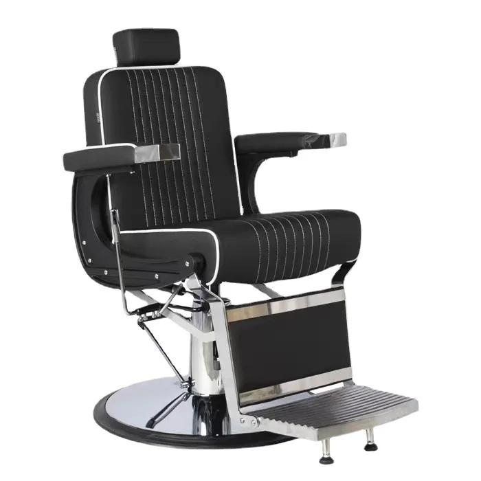S.W Beauty Salon Furniture Black Men's Shaving Barber Shop Chair ...