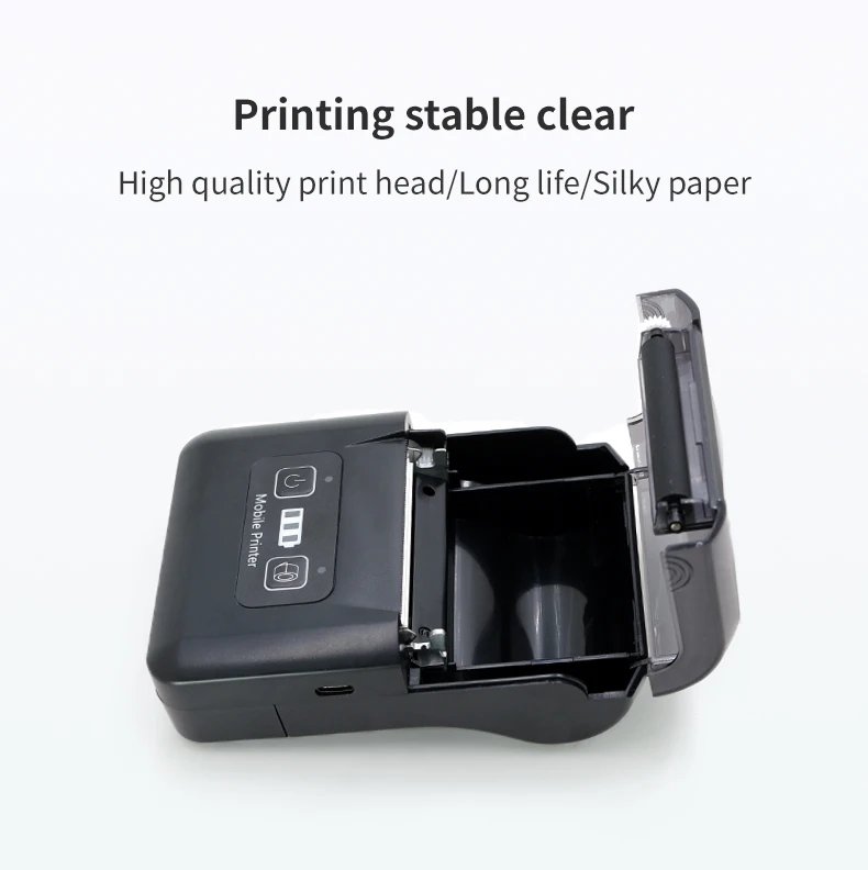 Portable 58mm Mini Wireless POS Receipt Printer 2" Mobile Bluetooth ...