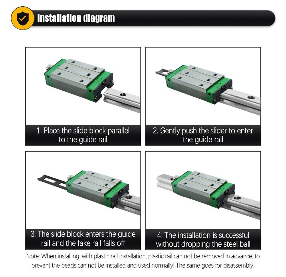 China RGH/RGW Linear Rail and Block Square Linear Guide Rails RGR With ...