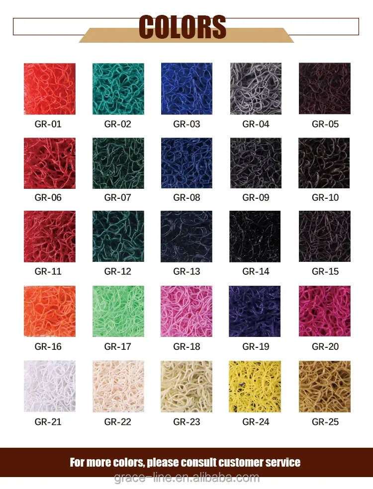 Anti Slip Spaghetti Mats Waterproof Outdoor Floor Plastic Carpet Pvc ...