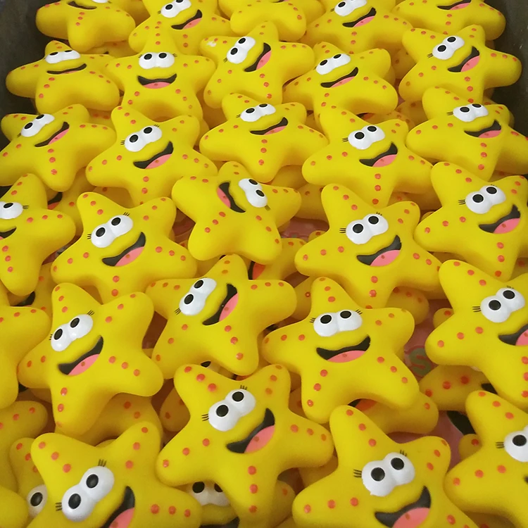 Pvc Colorful Bath Toy Starfish Toys Baby Bath Starfish Toy For Kids ...