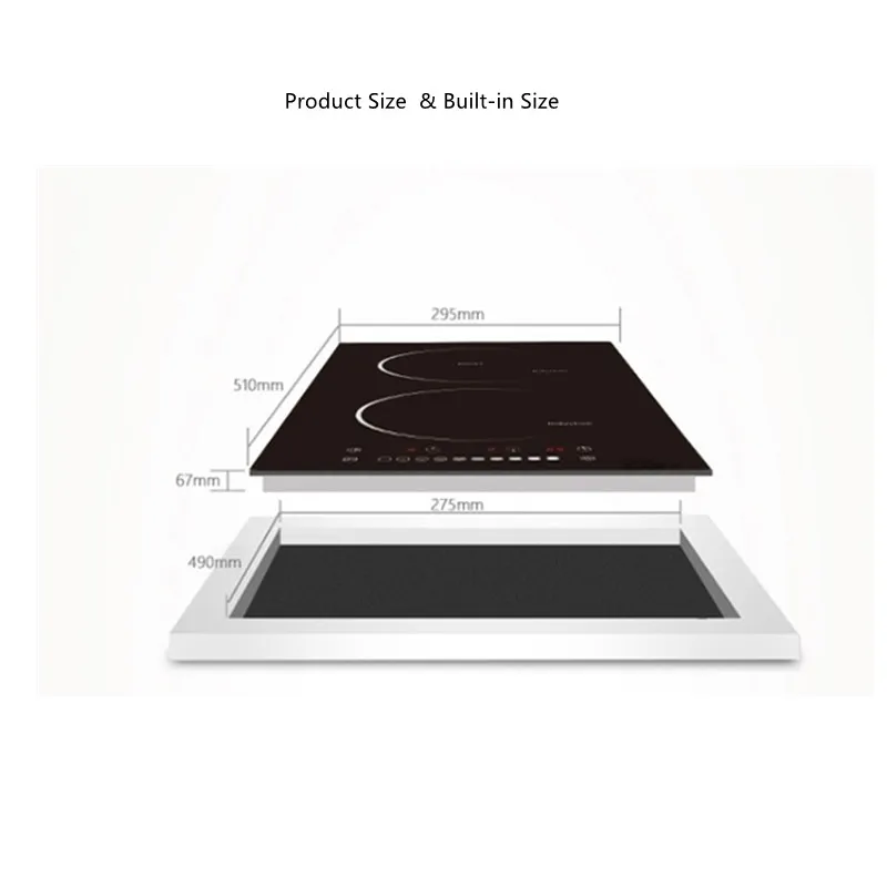 Hidden Dual Induction Cooker 2200w Induction Cook Top Induction Cooker ...