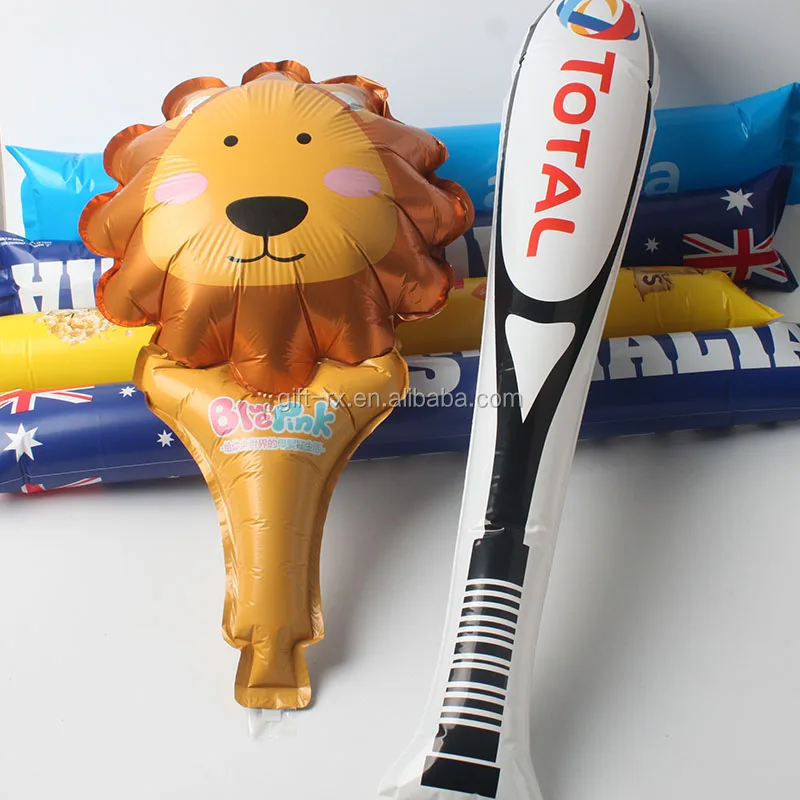 EN71 Custom Inflatable Clapper Sticks Cheering Balloon Thunder ...