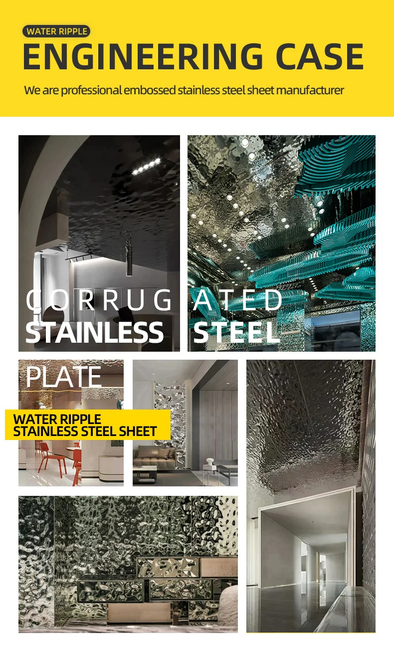 Decoration Dimple Stamped Metal Stainless Steel Sheet 201 304 316 430 ...