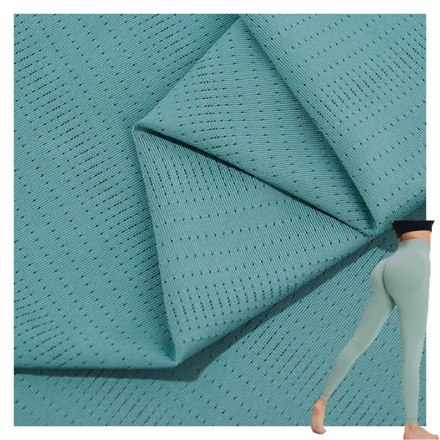 90% Nylon 10% Spandex Yoga Pants Stretch Fabric Gym Women Leggings ...