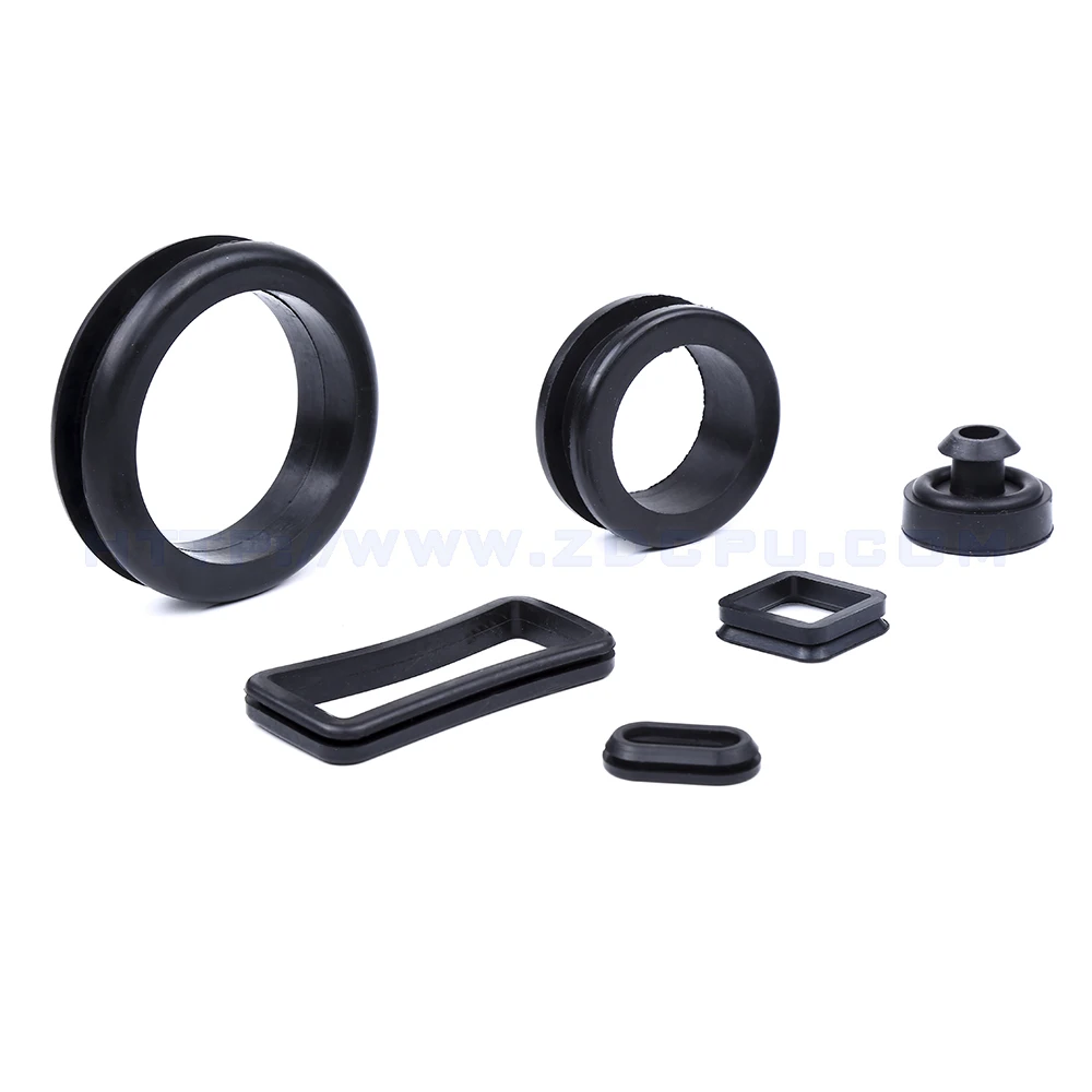 Custom Made Waterproof Gromet Oval Grommet Silicone Rubber Hole ...