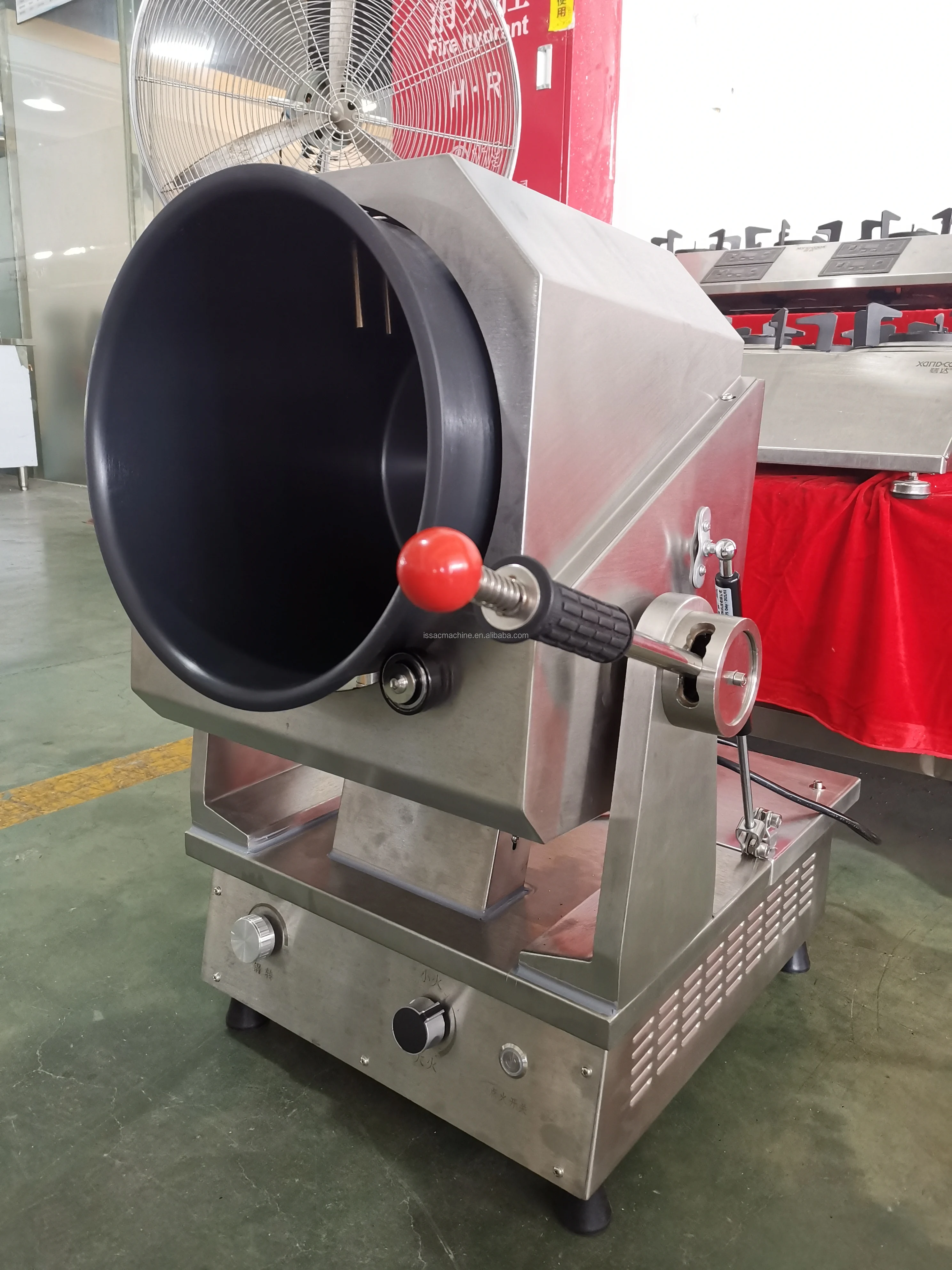 2.5kg 5kg Large Commercial Gas Automatic Intelligent Cooking Robot Drum ...