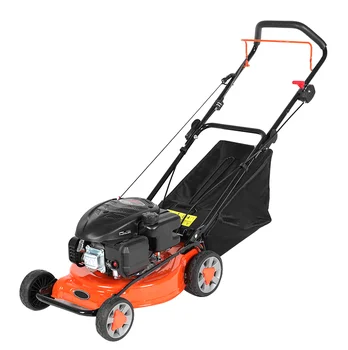 Hand Push Lawn Mower Garden Grass Cutter Gasoline Lawn Mowers Mini ...