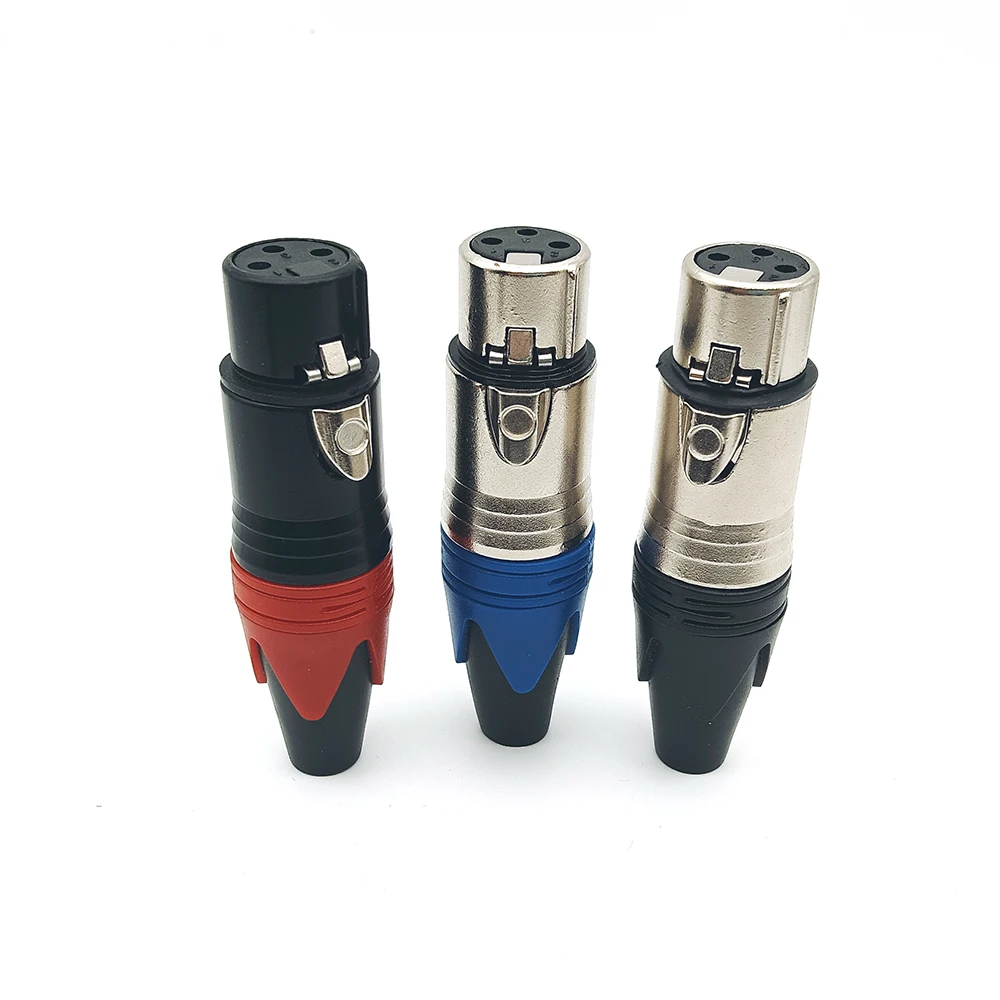 3 Pin Mic Connector Male And Female Combo Xlr Cable Connector For ...
