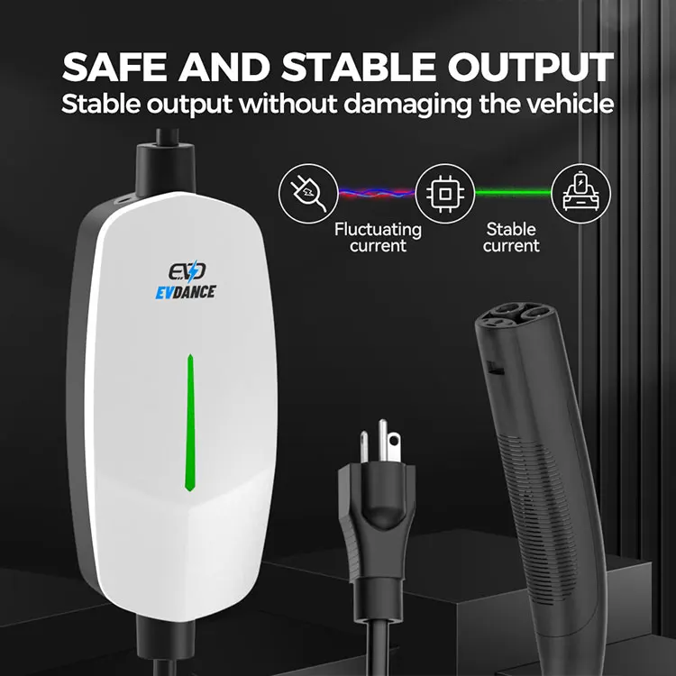Evdance Oem 16a Fast Portable Ev Car New Energy Electric Vehicle ...