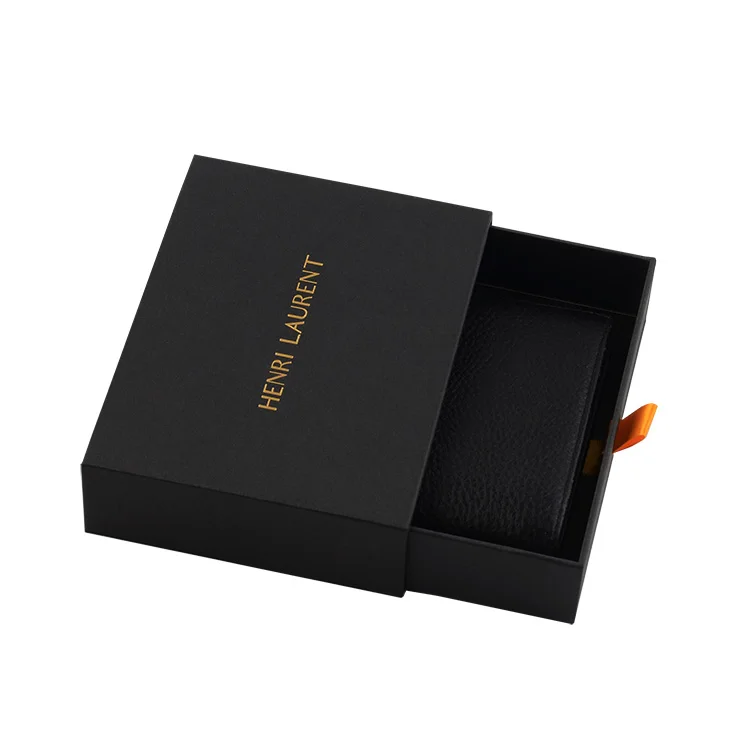 Custom Premium Men's Cardboard Belt Wallet Packaging Box Luxury Gift ...