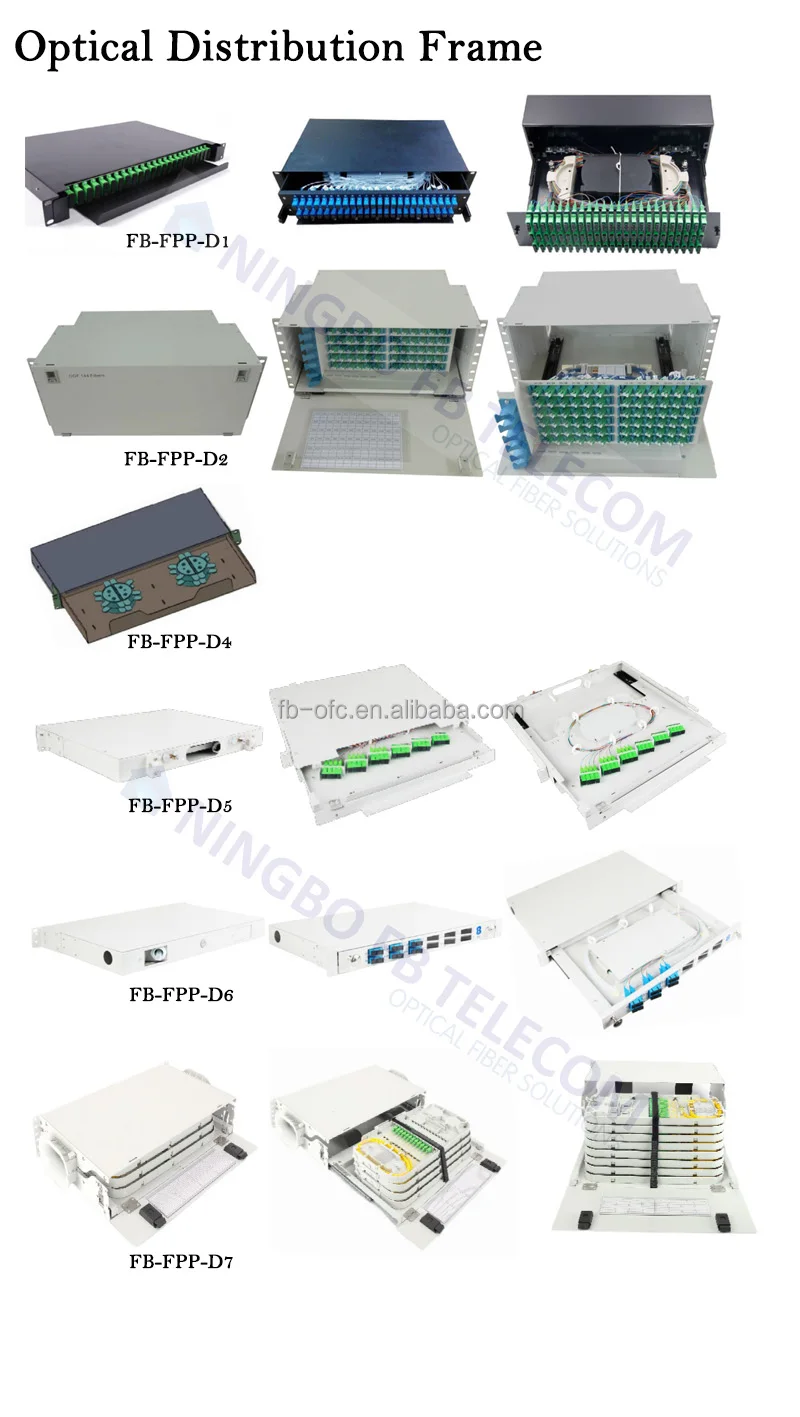 Optical Distribution Frame with Patch Panel - 19-21 Inch