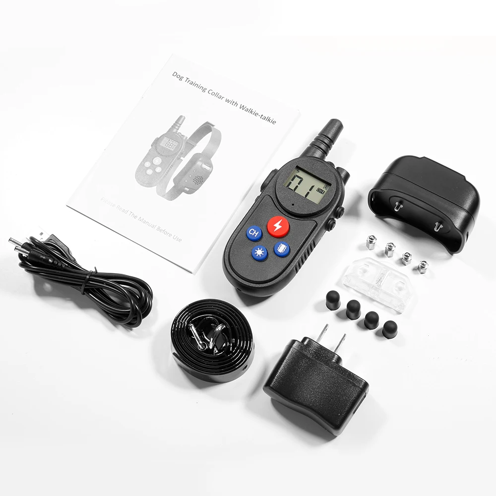 Shock Buzzer Dog Training Collar - Remote Control & Walkie Talkie