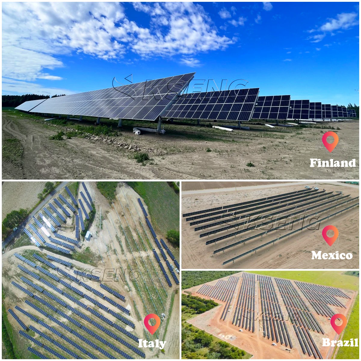 Single Axis Solar Tracking System by Kseng - Precision & Efficiency