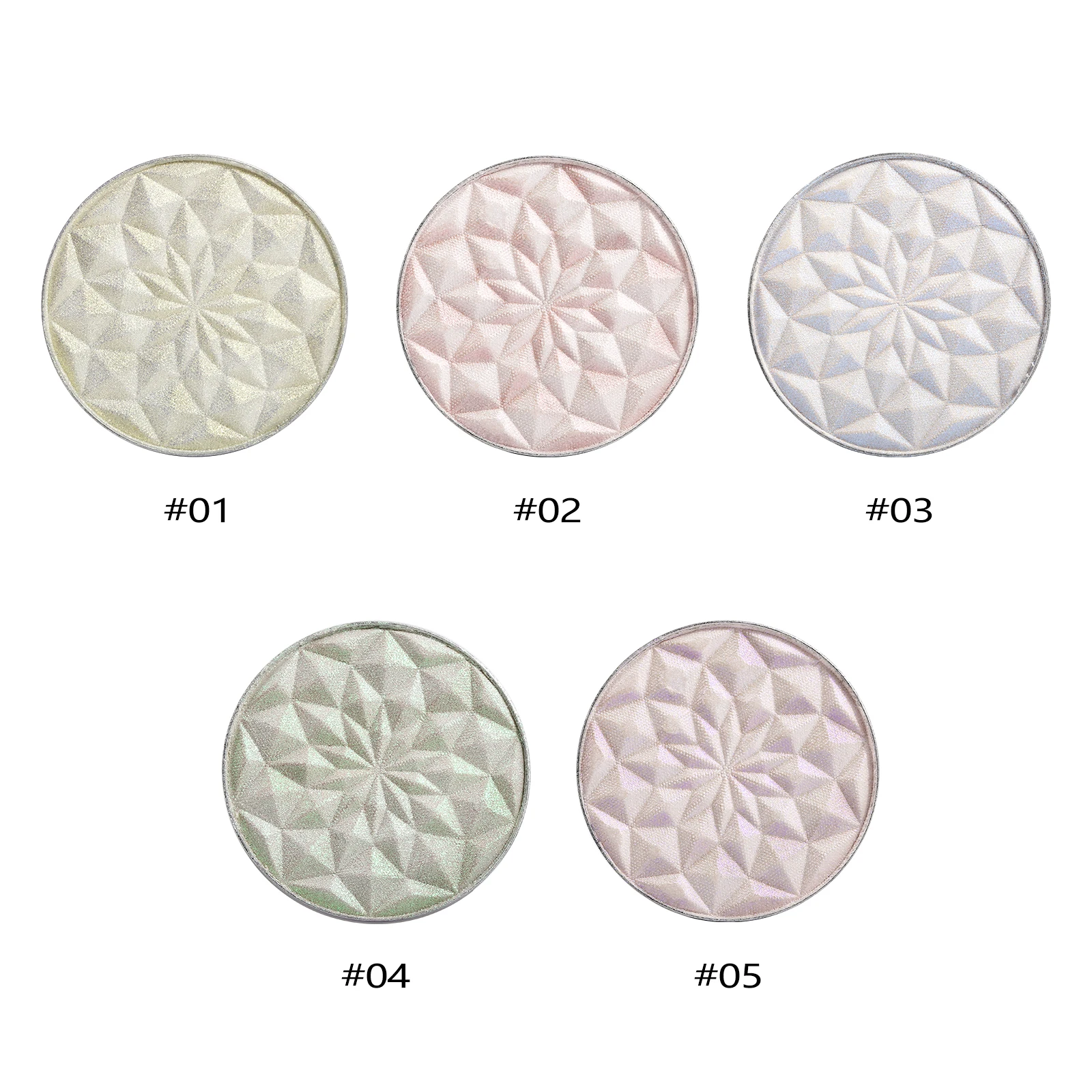 Private Label High Pigmented Single Highlighter Pressed Powder Glitter ...