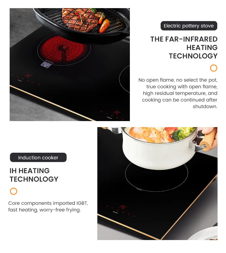 Induction Stove 2200w Infrared Cooker Multifunction Electric Induction ...