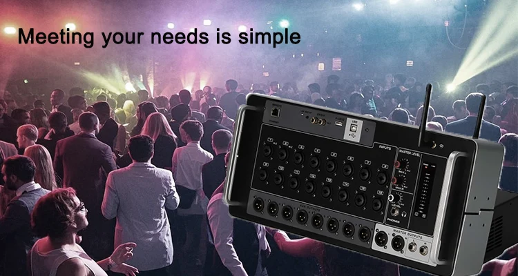 GOX-AFS16 16-Channel Digital Rack Mixer - Professional Audio Console ...