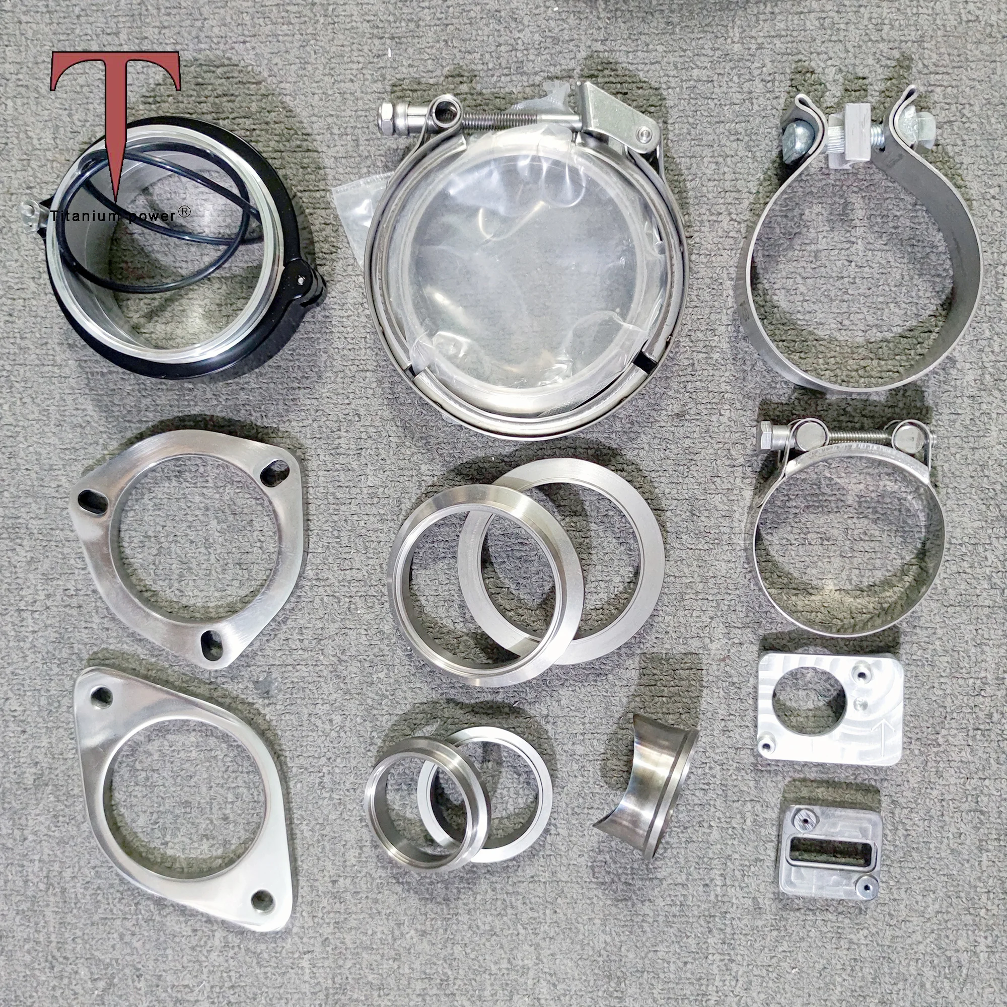 Turbo Manifold External Wastegate TiAL Flange Exhaust Pipe Hoop Waste ...