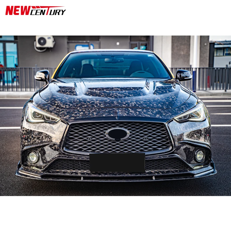 For Infiniti Q60 Replacement Modified High Quality Carbon Bumper Body ...