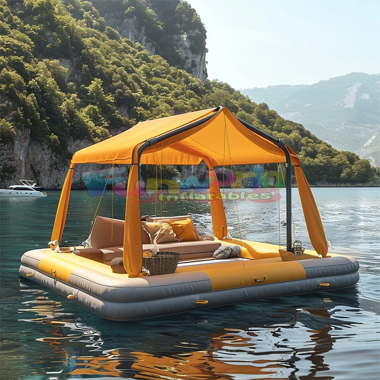 Funworld Inflatable Dock - Perfect for 6 Persons Seated
