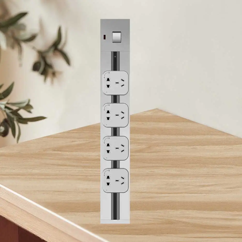 Oswell 60cm Wireless Movable Modular Power Rail Plug System Desktop ...