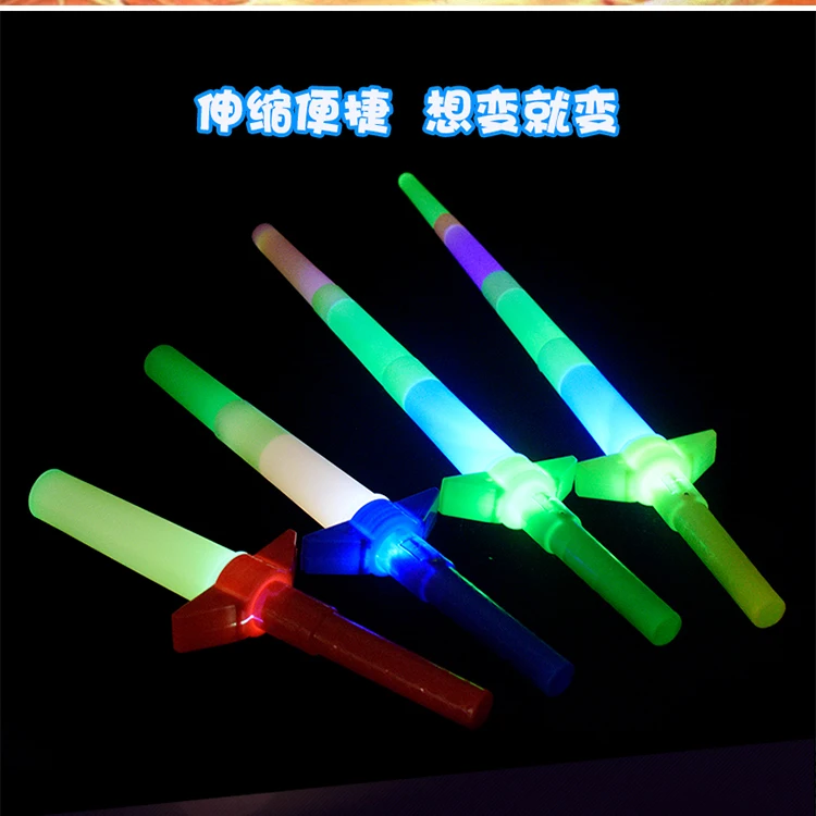 Rainbow Laser Sword - Extendable Light up Toys for Kids