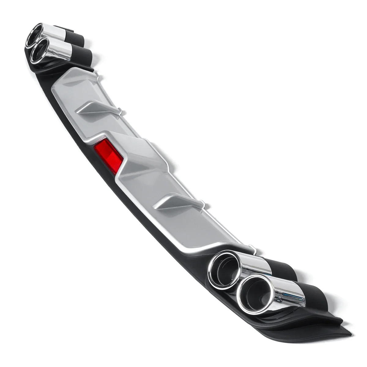 120/128 Universal Car Rear Bumper Diffuser Lip Trunk Spoiler Rear ...