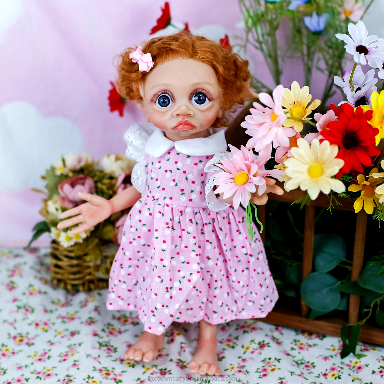 Lifereborn 40CM Lifelike Elf Reborn Dolls Silicone Vinyl Bebe Playing ...