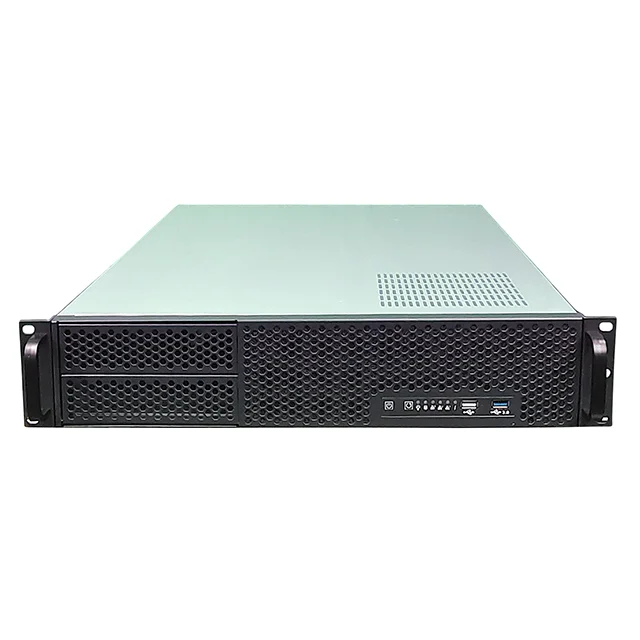 19 inch server case 2u 6bays security industrial rackmount chassis 5.25 ...