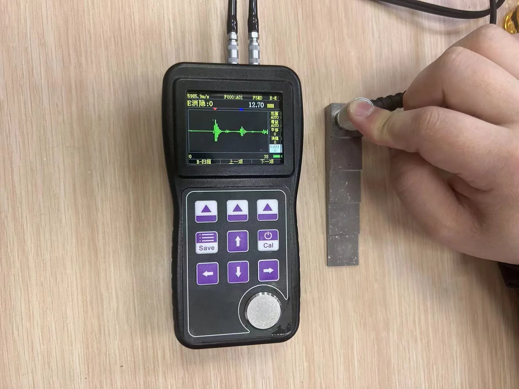 HUATEC TG-4900DL Ultrasonic Thickness Gauge - Live A&B Scan