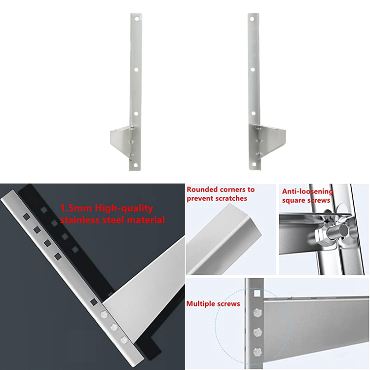 Split Ac Window Kit Support Wall Compressor Mount Outdoor