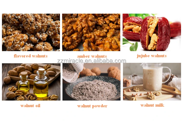 Rotary Drum Type Automatic Pecan Almond Skin Washing Machine Walnut ...