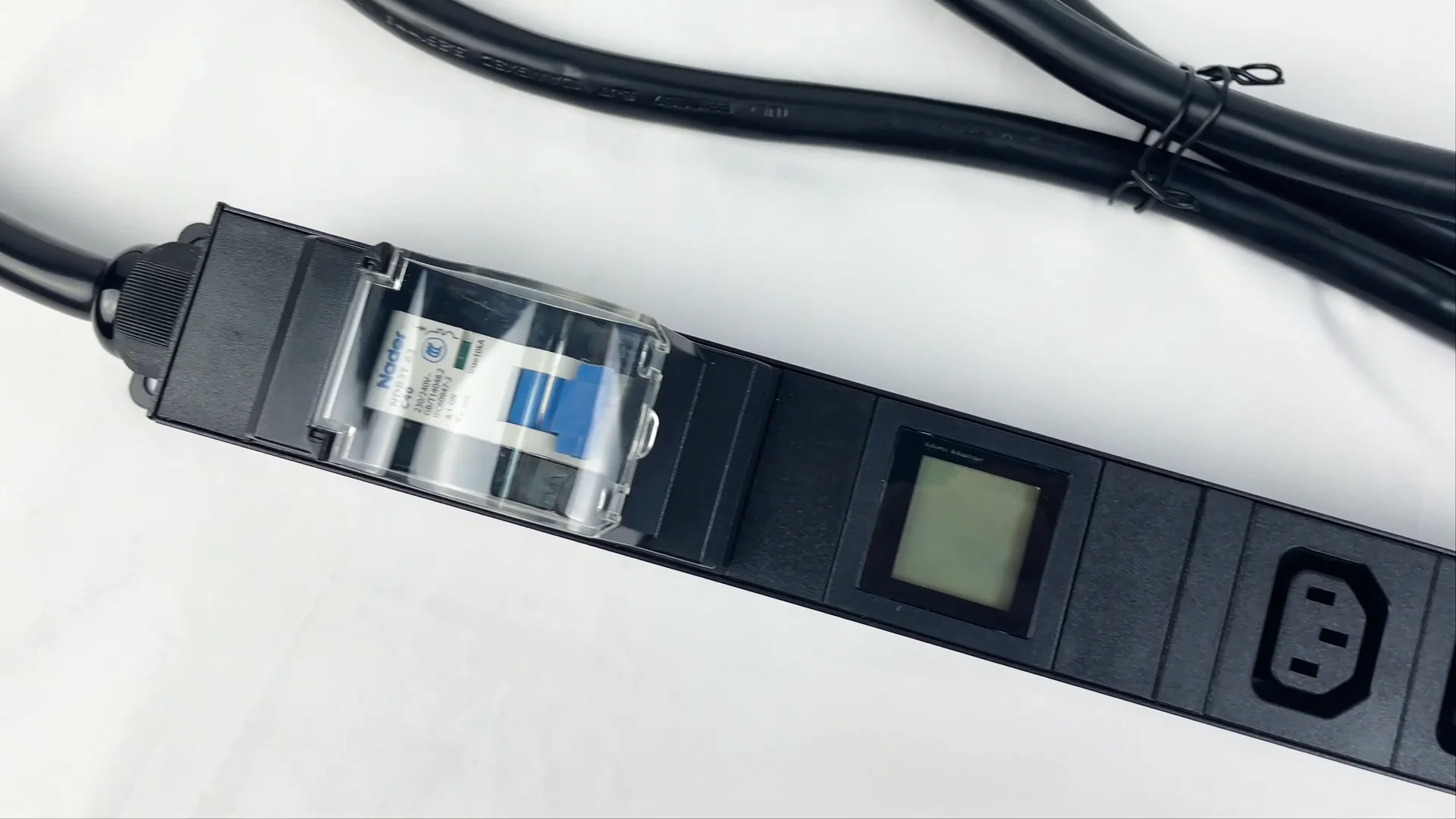 Rack Mount Pdu 1u Iec C13 6 Ways Power Distribution Unit With Lcd ...