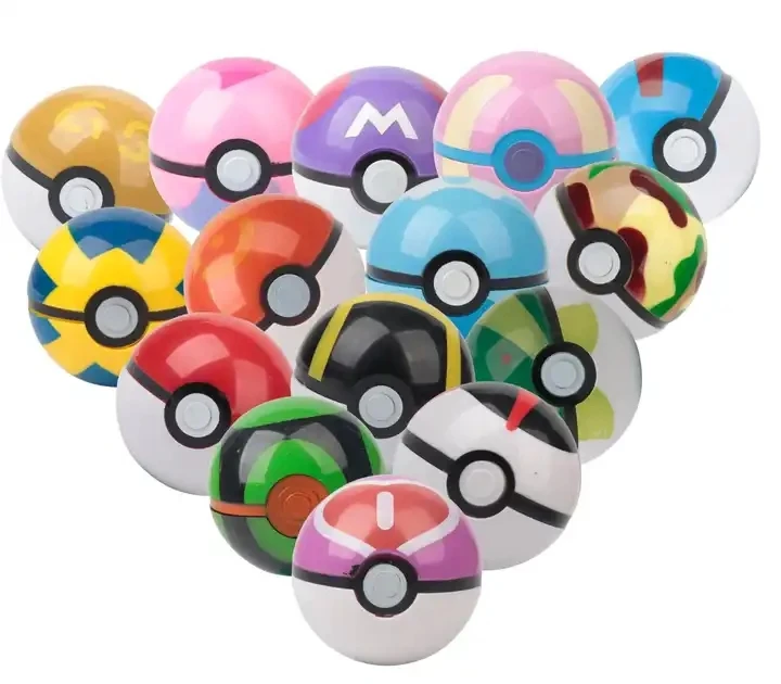 Pokeball Capsule Toy with Mini 3D Poke Figure - 7cm Pokemon Toys