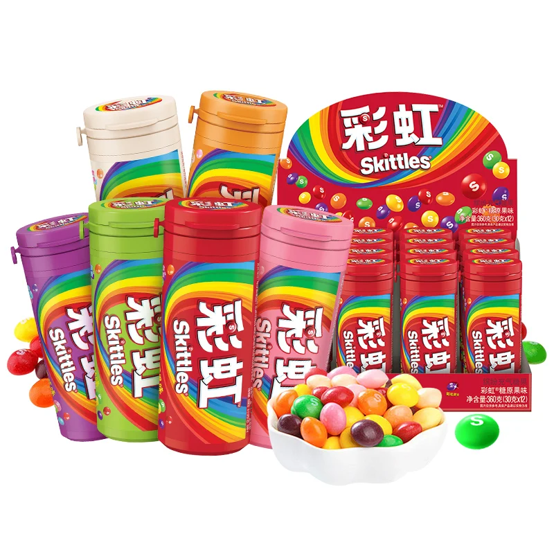 Skittle 30g Fruit-flavored Hard Candies Various Fruit-flavored Grape ...
