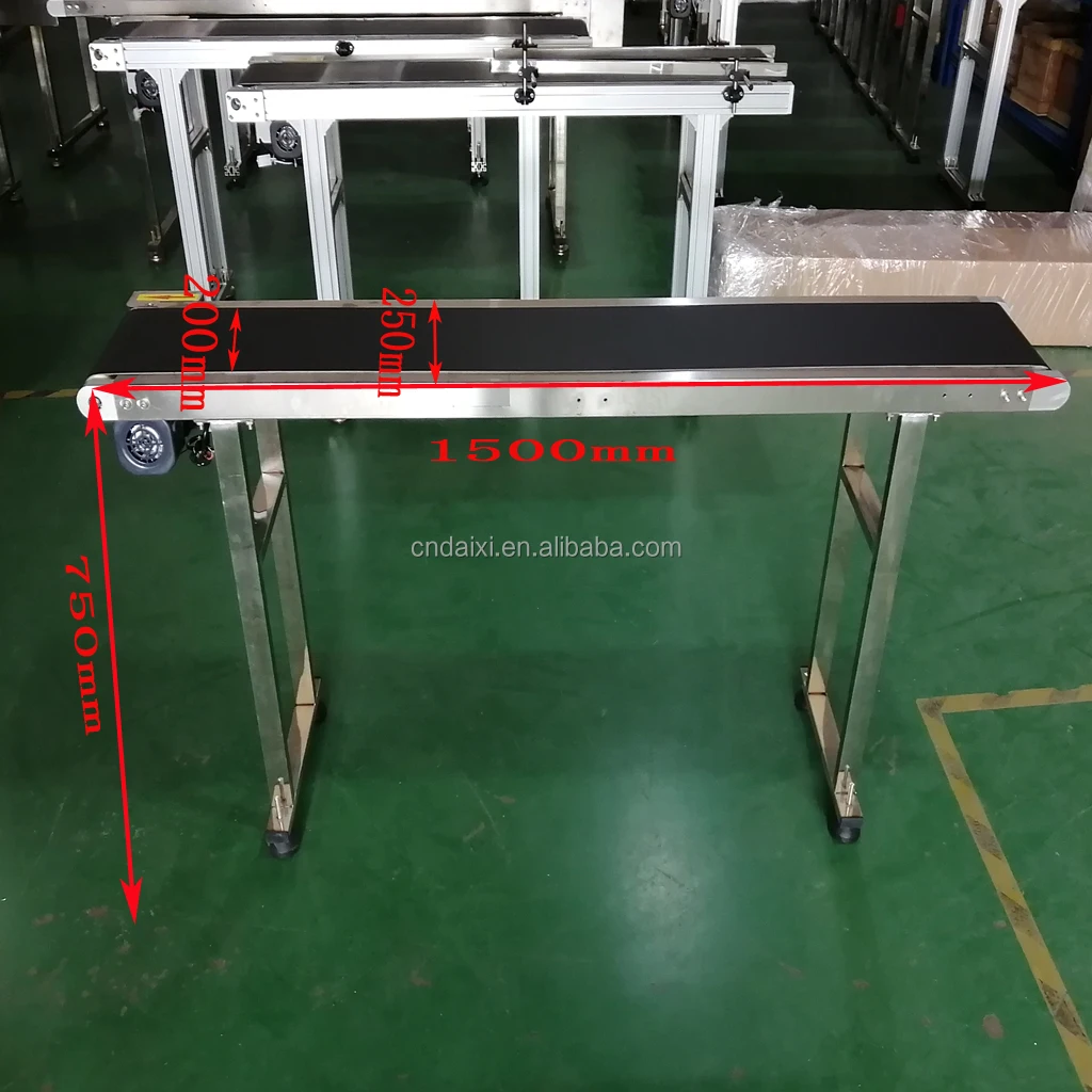 Daixi Belt Conveyor Table Heavy Duty Stainless Steel Motorized Belt ...