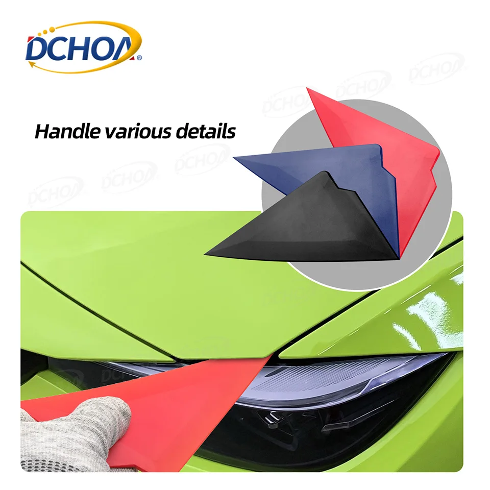 DCHOA PPF and Tinting Tools Triangle Squeegee Set Tri-edge Car Vinyl ...