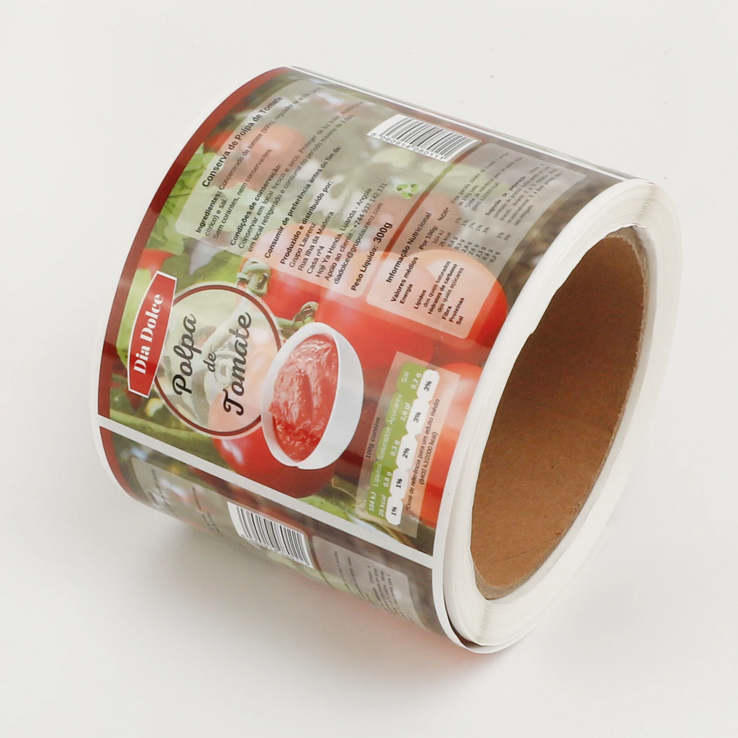 Customized Waterproof Bopp Vinyl Brand Logo Printing Food Packaging ...