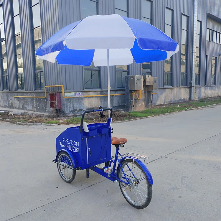 Ice Cream Tricycle with Freezer for Sale | Commercial Ice Cream Cart ...