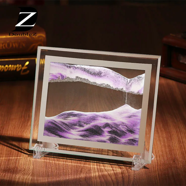 3d Hourglass Sandscape Flowing Sand Display For Home Office Decor - Buy ...