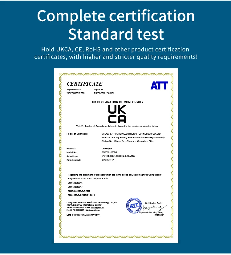 Ukca Certified Uk Usb Plug 10w Fast Charger Adapter 5v 2a Usb Wall ...