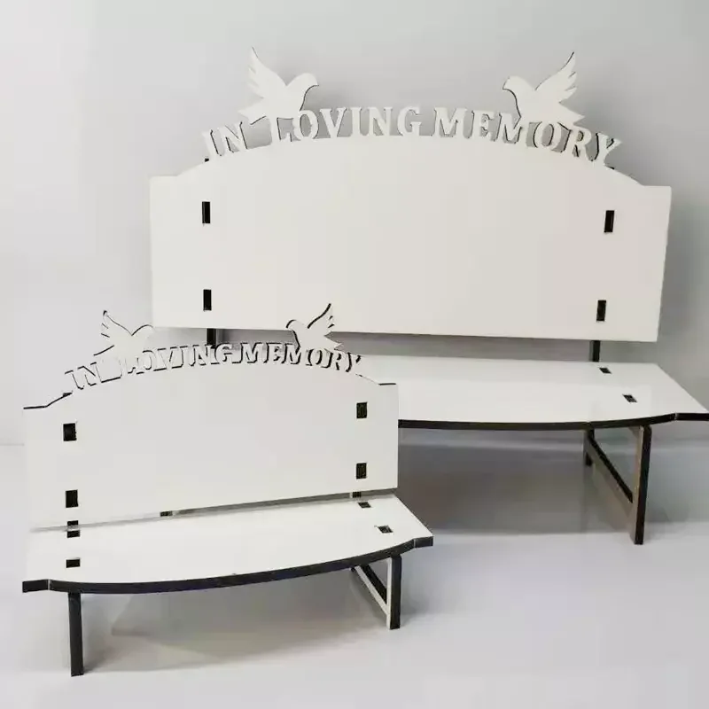 Custom Wood MDF Sublimation Memorial Benches Blank in Loving Memory Benches| Alibaba.com