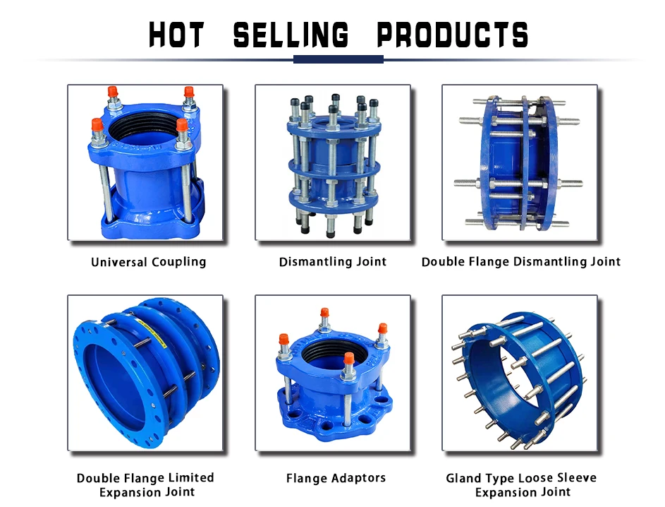 Flange Adaptor Ductile Cast Iron Pipe Fittings Universal Coupling Adaptor For Hdpe Pipe - Buy ...