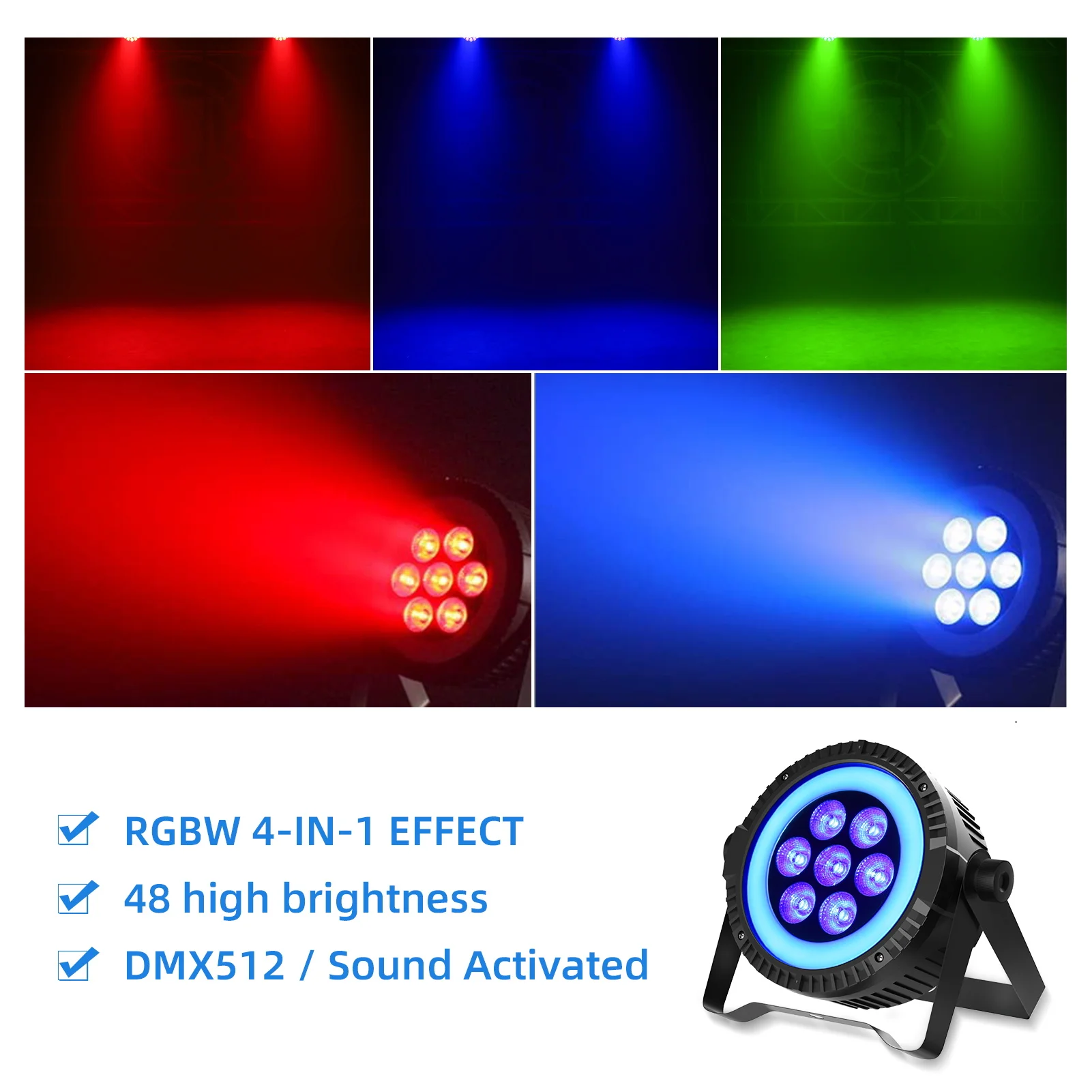 Effect Slim Par up Lighting Wedding Led RGBW 4 in 1 RGB LED LED Matrix ...
