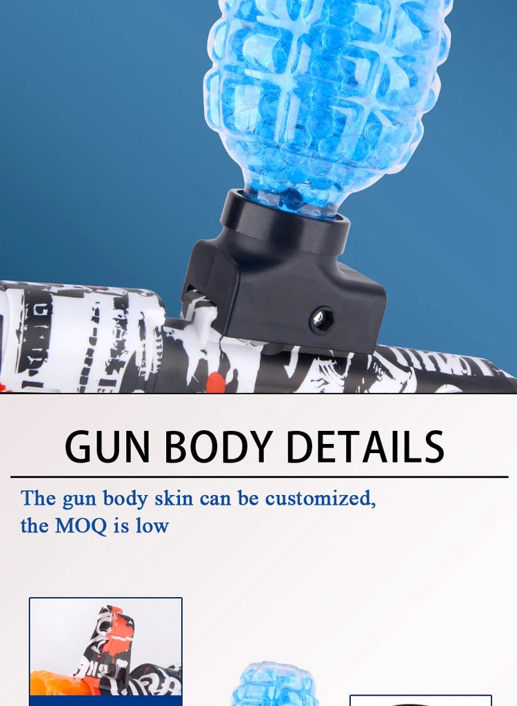 Ak47 M416 M4a1 M4 Electric Gel Blaster Orby Water Bead Splatter Orbeez Gun Toy Nerf Soft Bullet ...