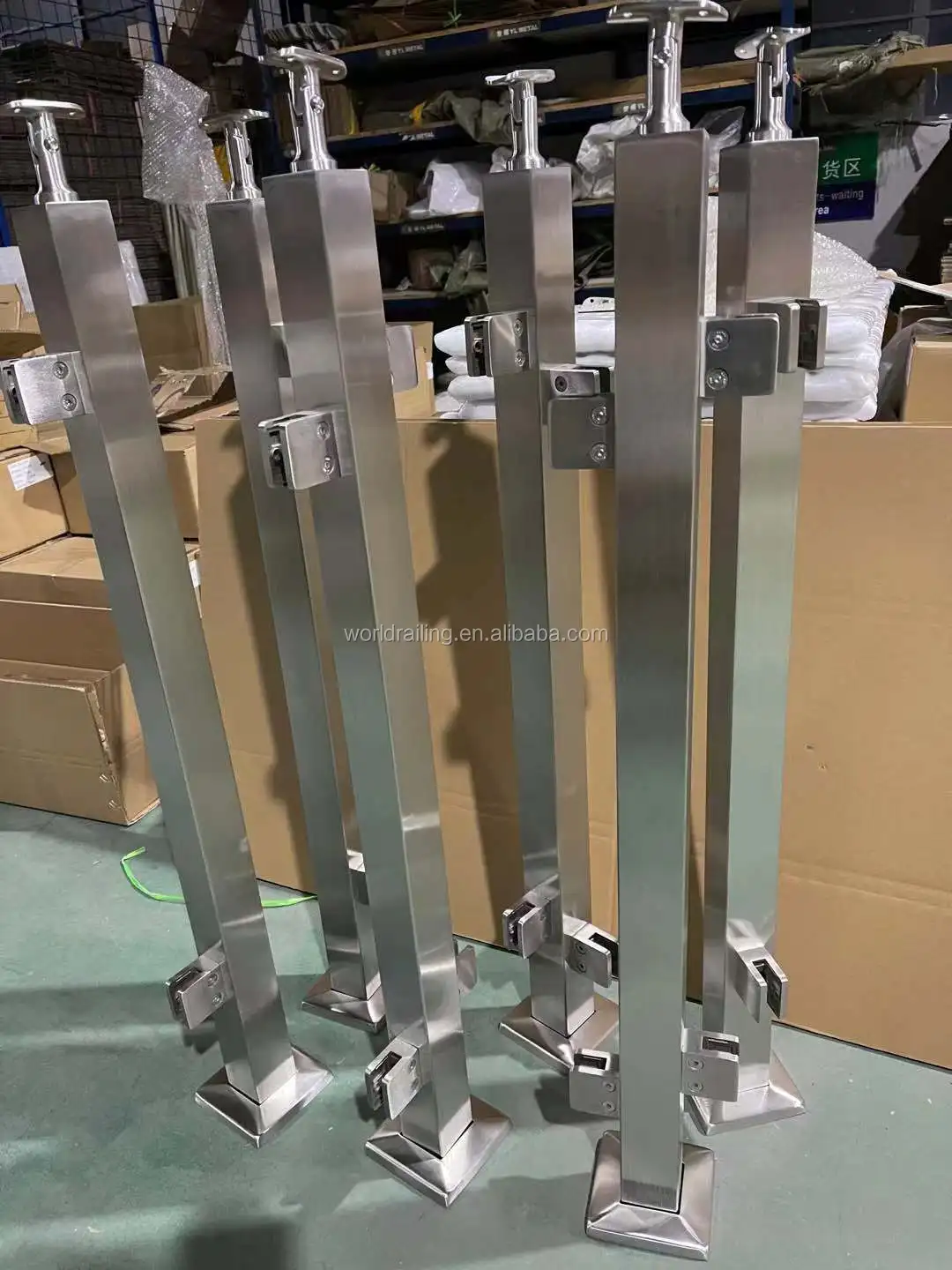 YL Stair Stainless Baluster Glass Clamp - Durable & Stylish